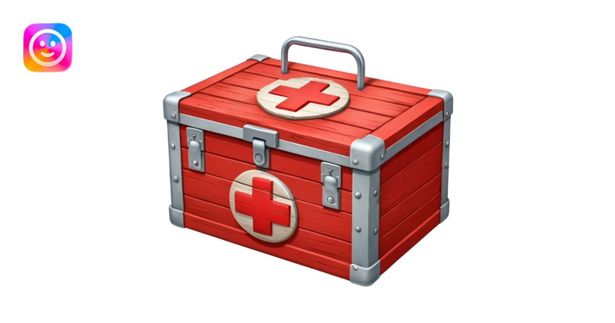 Red cross box emoji | AI Emoji Generator