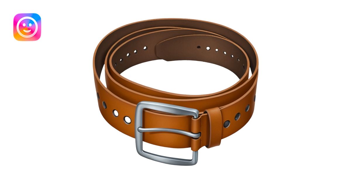 Leather belt emoji emoji | AI Emoji Generator