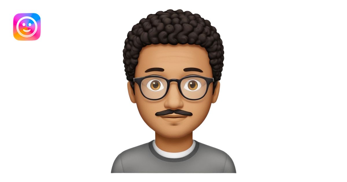 A friendly person with medium-brown skin, large warm brown eyes, thin ...