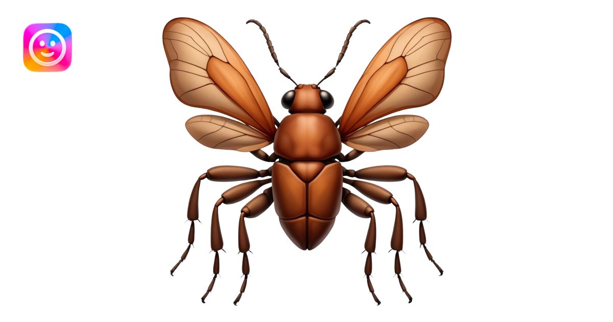 Bug with a big butt emoji | AI Emoji Generator