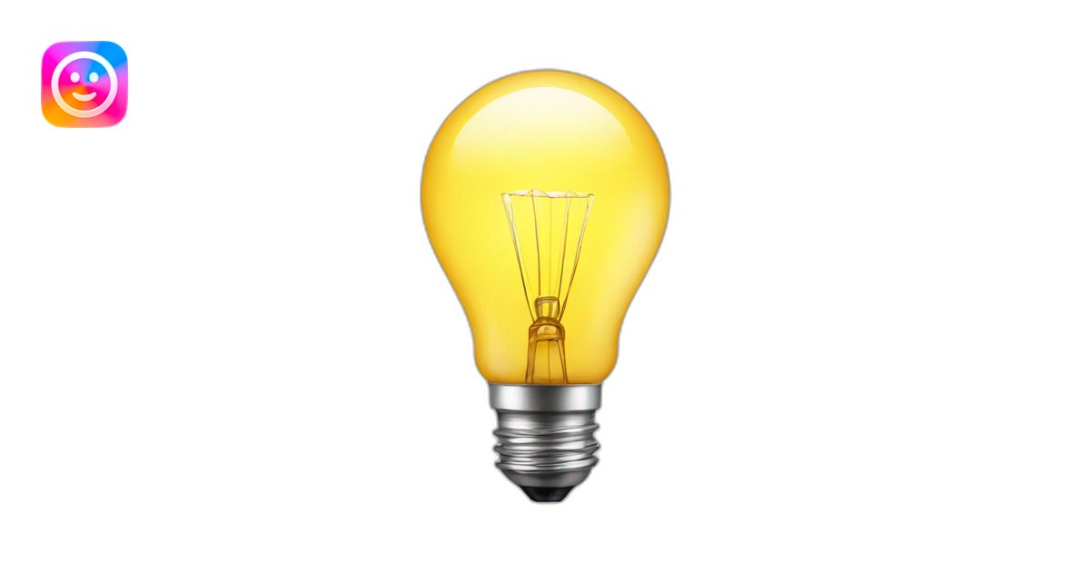 bulb emoji | AI Emoji Generator