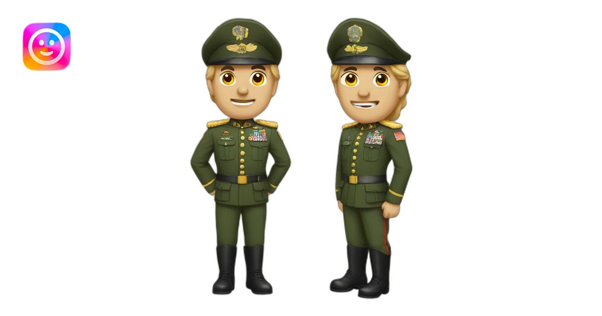 A general and army emoji | AI Emoji Generator