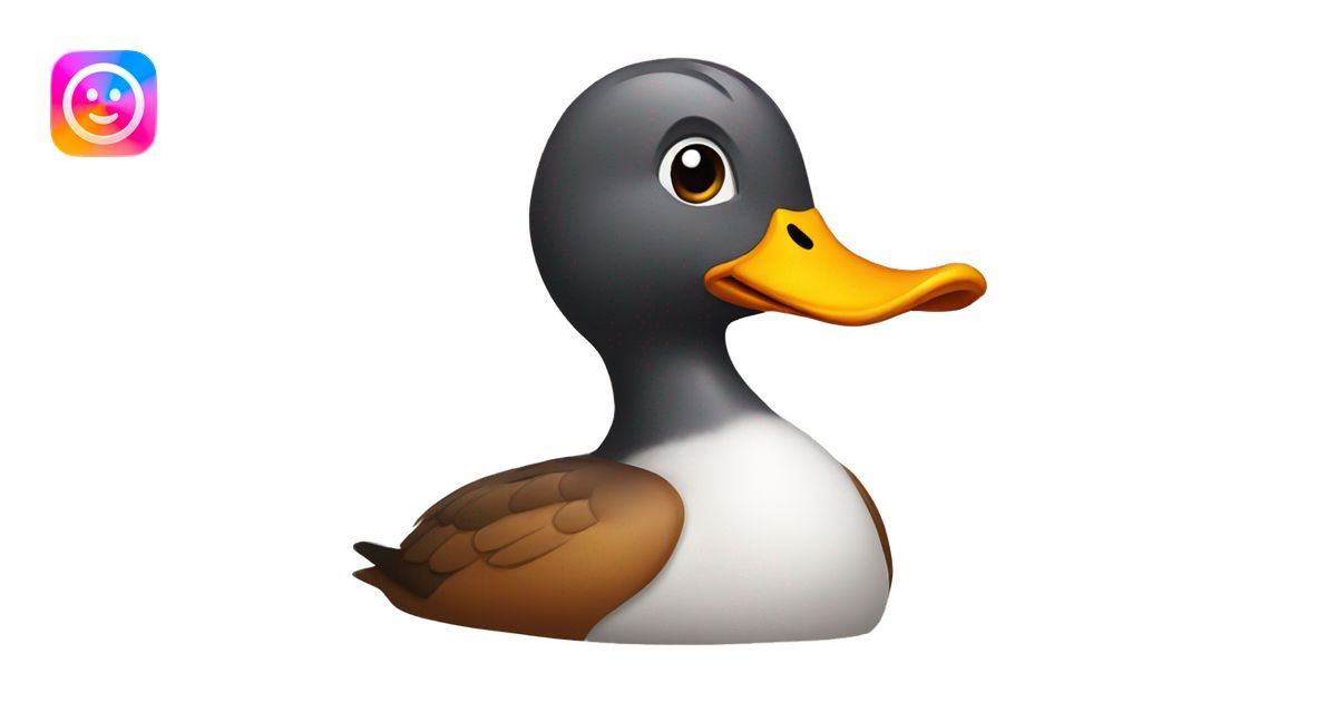 Roasted duck emoji | AI Emoji Generator