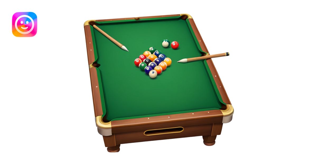 pool table emoji | AI Emoji Generator