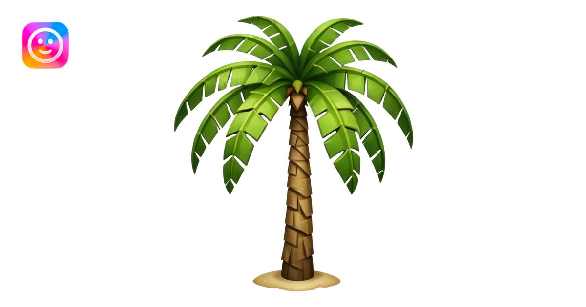 chopped palm tree emoji | AI Emoji Generator