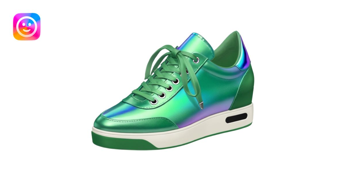 Elphaba sneakers emoji | AI Emoji Generator