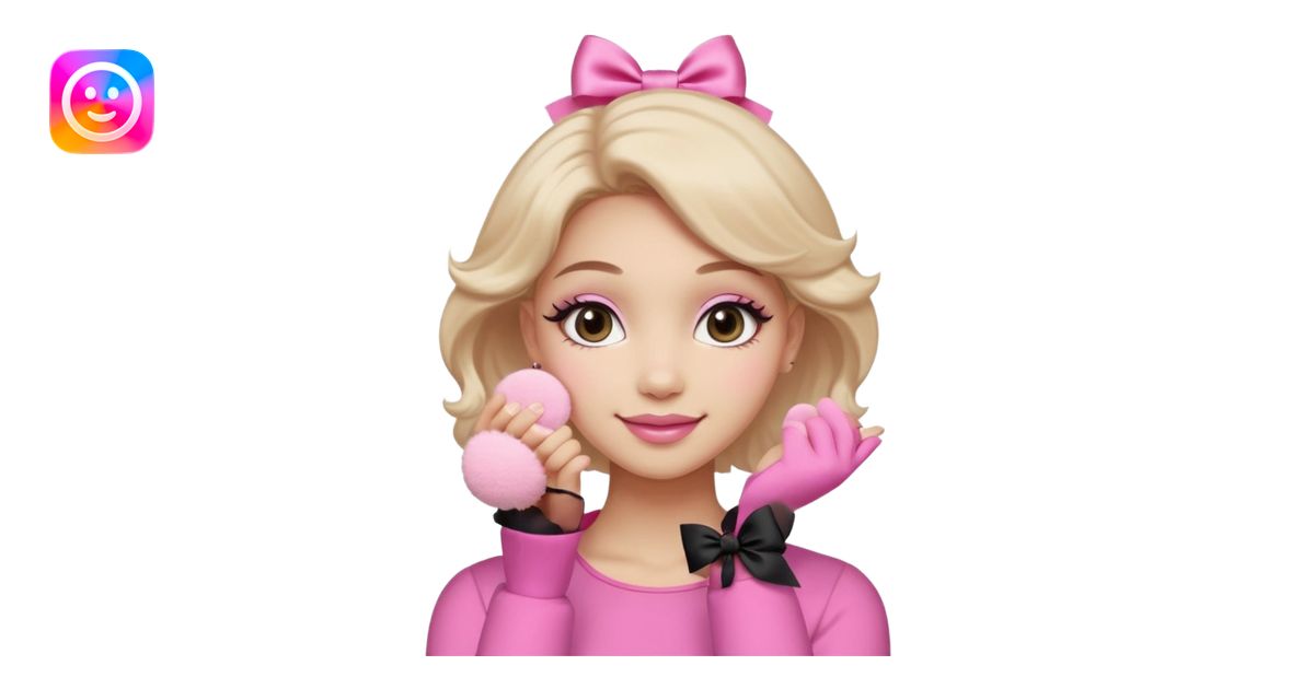 female face, light skin tone, small simple closed smile. One hand ...