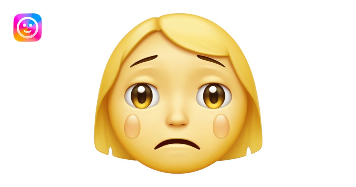 very very very very very very sad yellow faced emoji with lots and lots ...