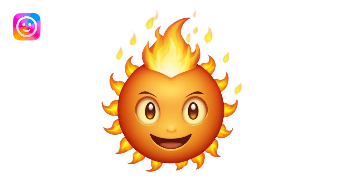 floating ball of fire sprite face with white glowing eyes and cute ...