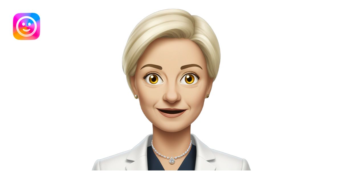hyper realistic Kaya Kallas European Union emoji | AI Emoji Generator
