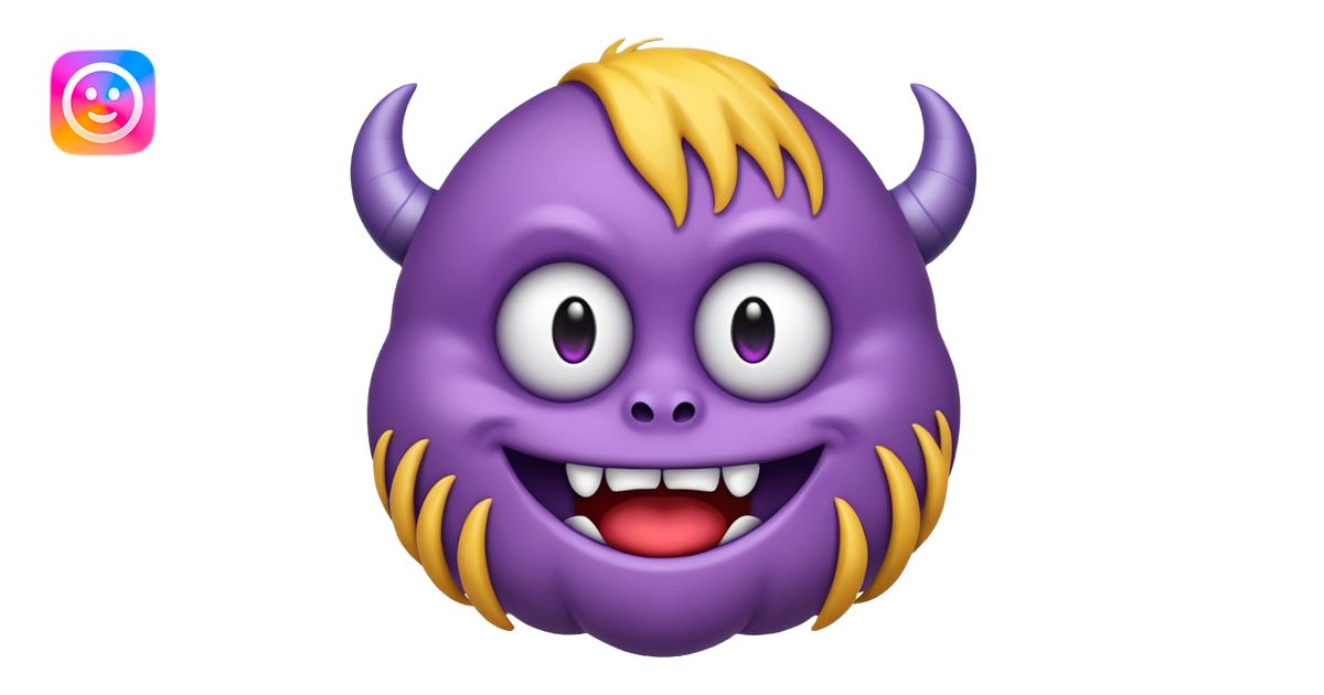 Der emoyi soll ein Monster sein emoji | AI Emoji Generator