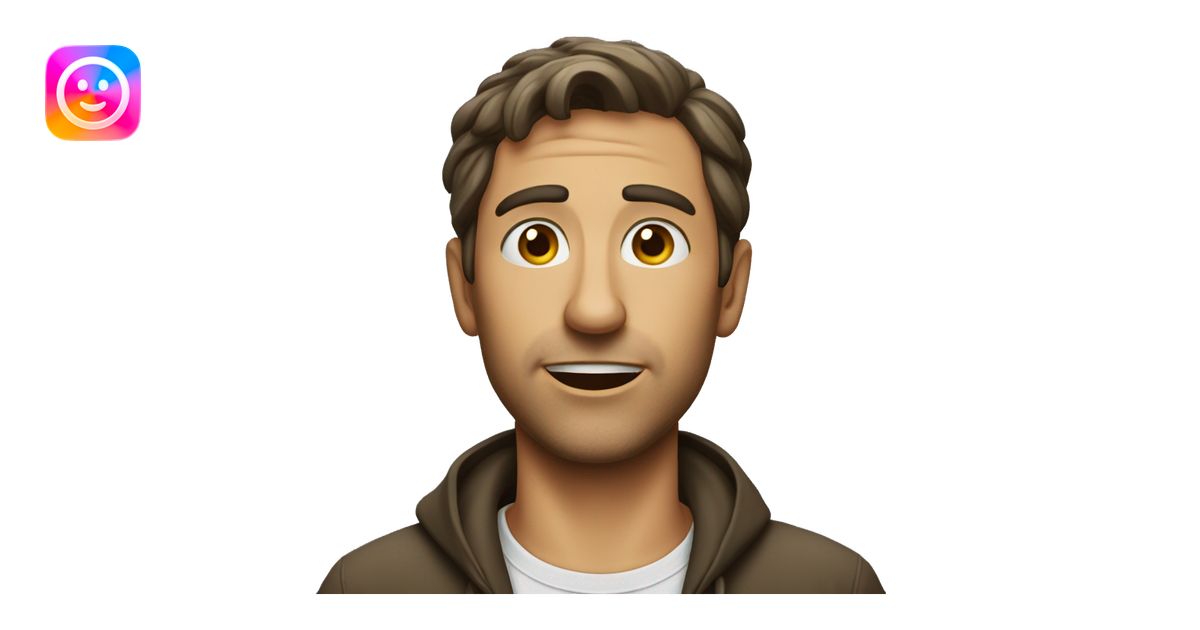Italian man have a surprised emoji | AI Emoji Generator