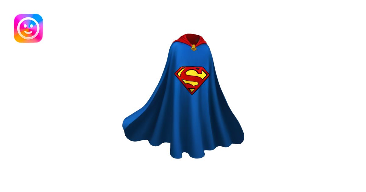 superman headless cape emoji | AI Emoji Generator