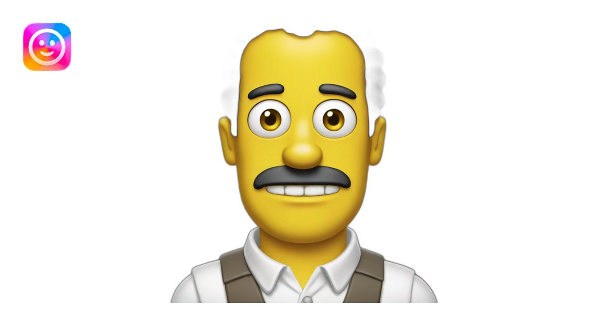 Hommer simpsons emoji | AI Emoji Generator