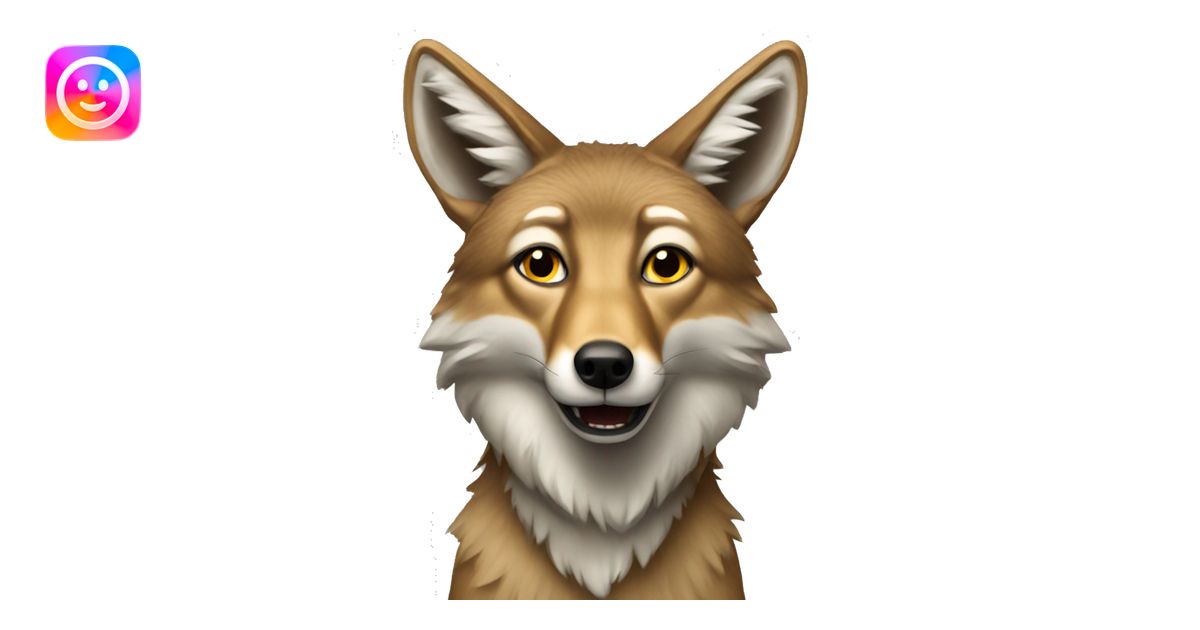 coyote emoji | AI Emoji Generator