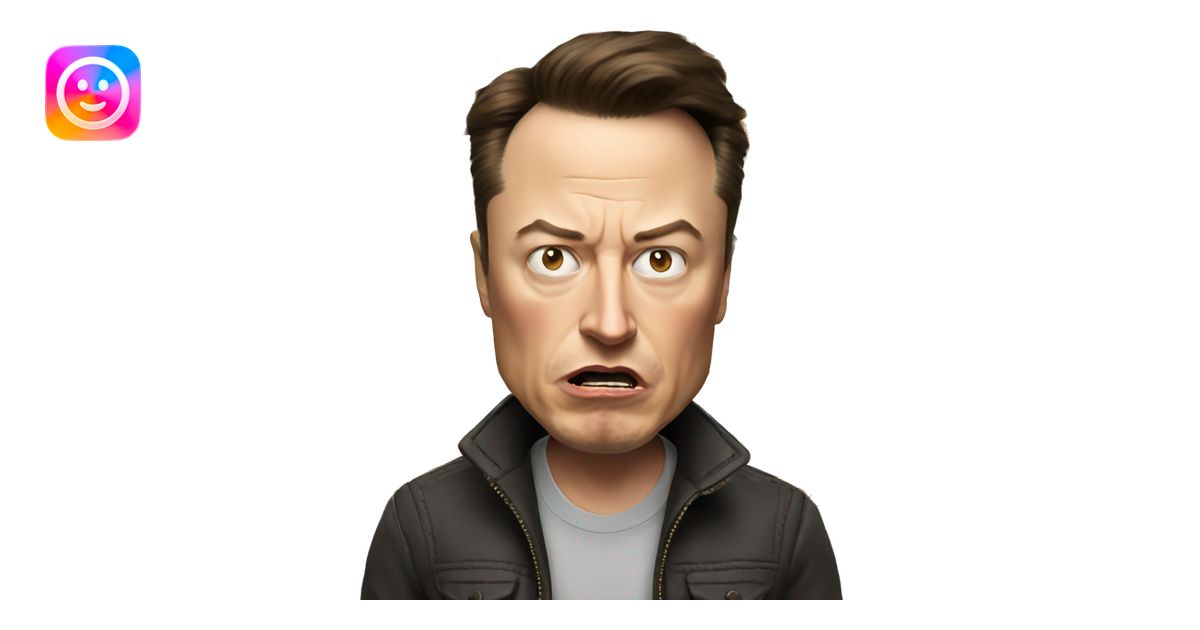Angry elon musk emoji | AI Emoji Generator