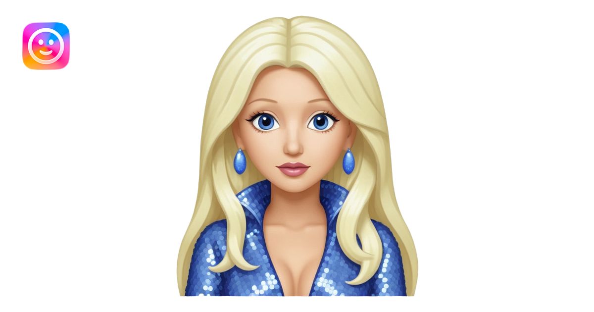 Christina Aguilera with long platinum blonde hair, periwinkle sequin ...