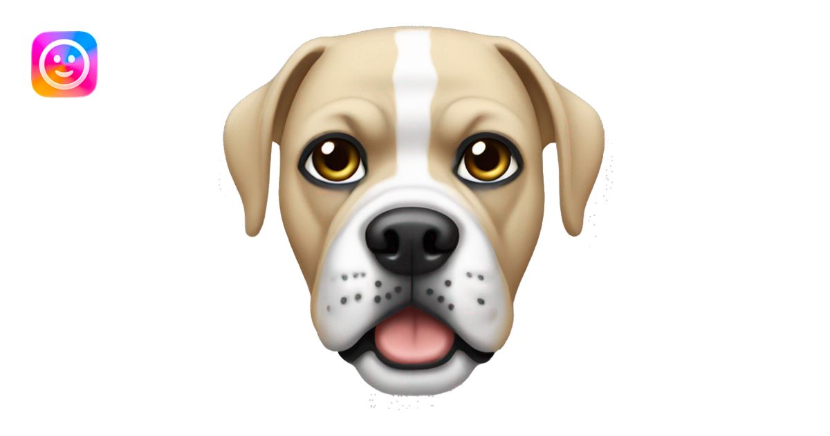 White boxer, bald, blonde beard emoji | AI Emoji Generator