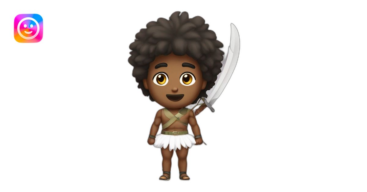 Rambo en tutu emoji | AI Emoji Generator