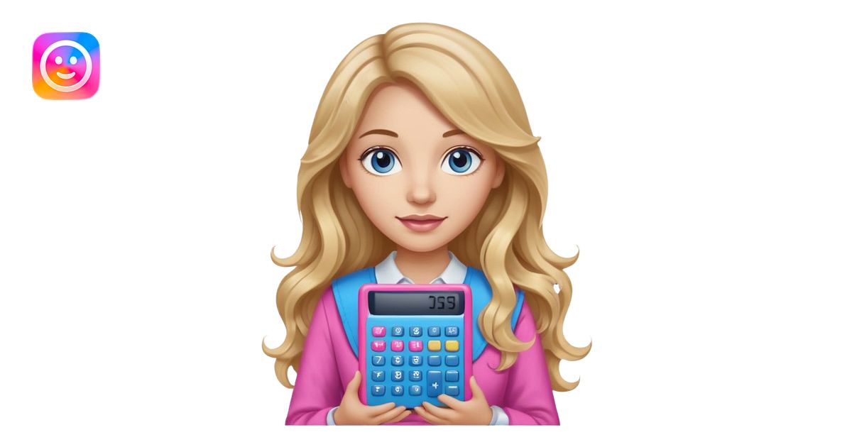 pretty female with long wavy brown hair with blonde highlights and blue ...