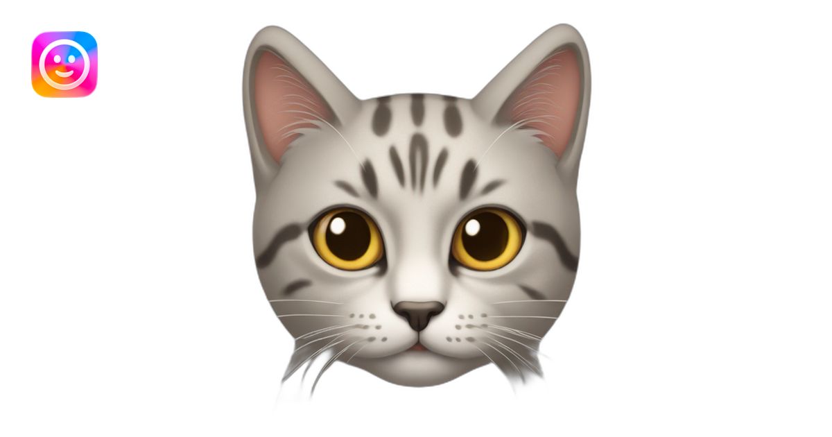 Gato con moño gatito con moño emoji | AI Emoji Generator