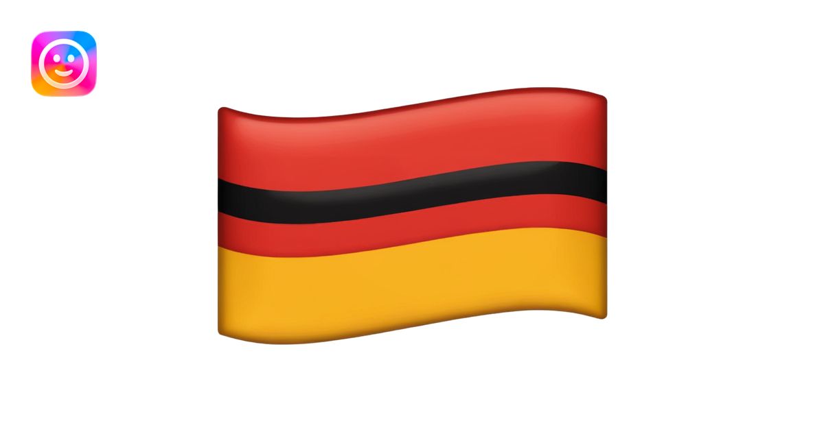 Make a ww1 German red white black flag emoji | AI Emoji Generator