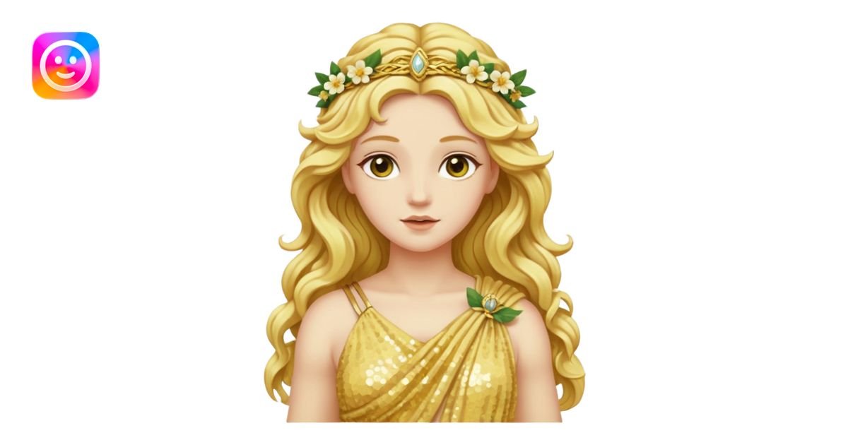 Flora, Goddess of Flowers from Roman Deities with long golden blonde ...