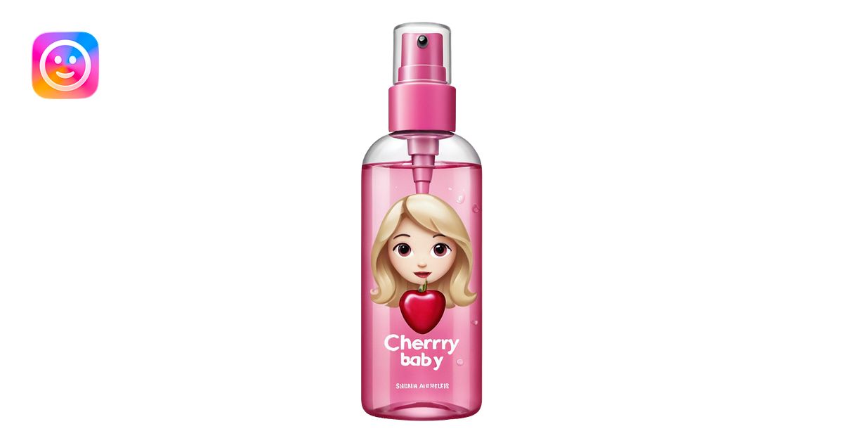 Sabrina carpenter bottle of cherry baby body mist emoji | AI Emoji ...