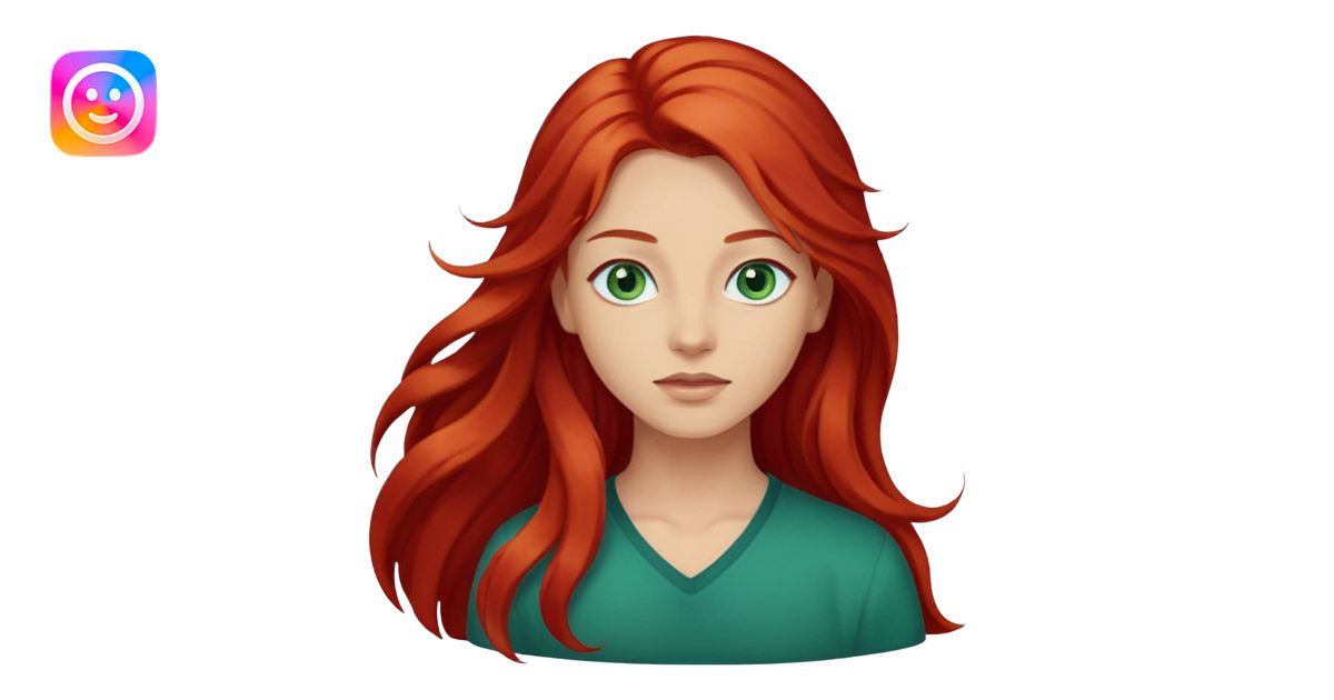 Like the first but her eye green and blue and her hair red that brolong ...