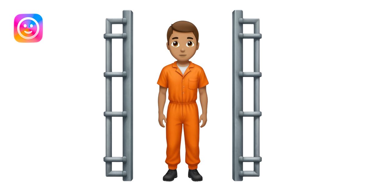 prison with a man emoji | AI Emoji Generator