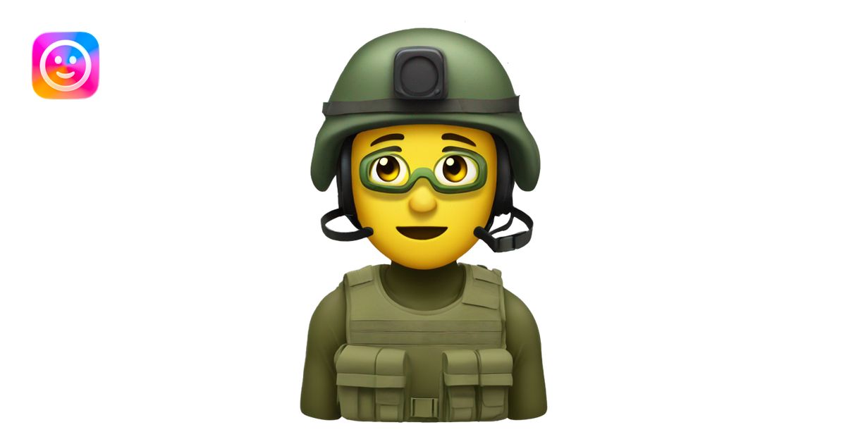Soldier night vision goggles emoji | AI Emoji Generator