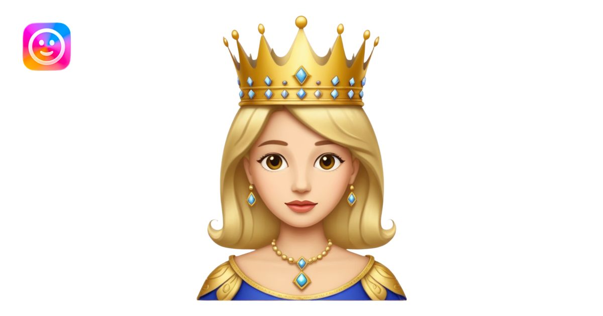 Queen Card emoji | AI Emoji Generator