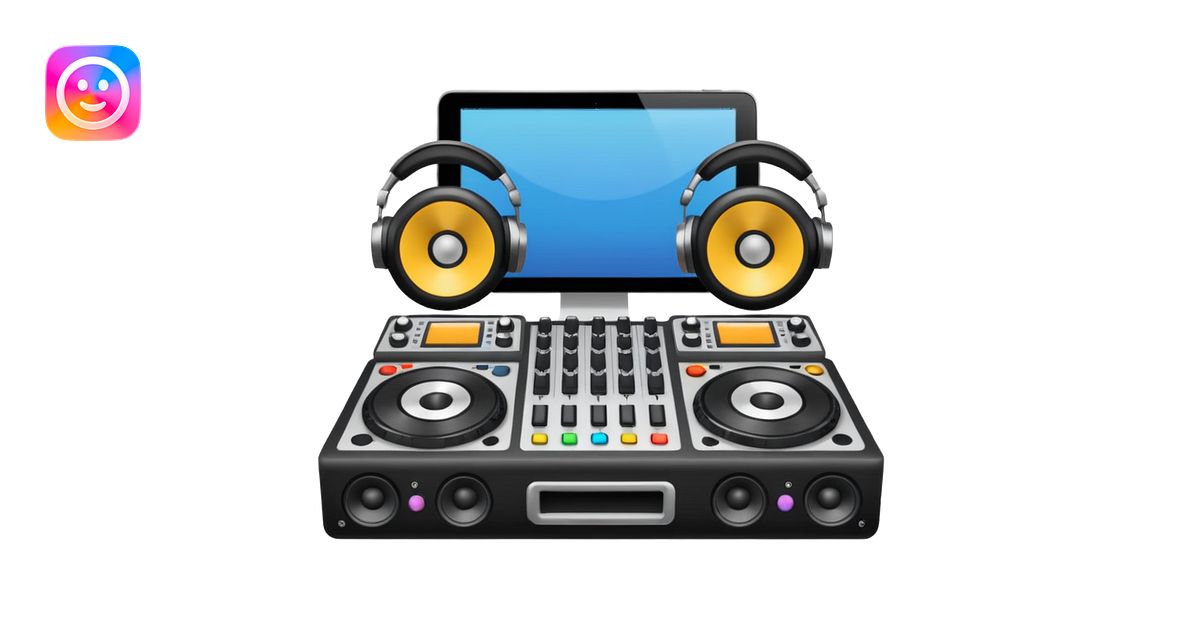 dj setup emoji | AI Emoji Generator