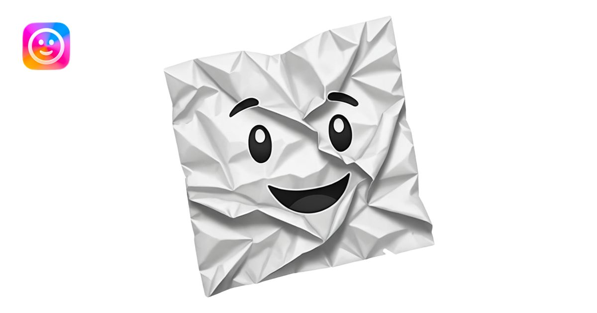 crumpled receipt emoji | AI Emoji Generator