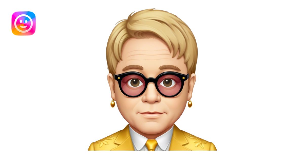 Elton John emoji | AI Emoji Generator