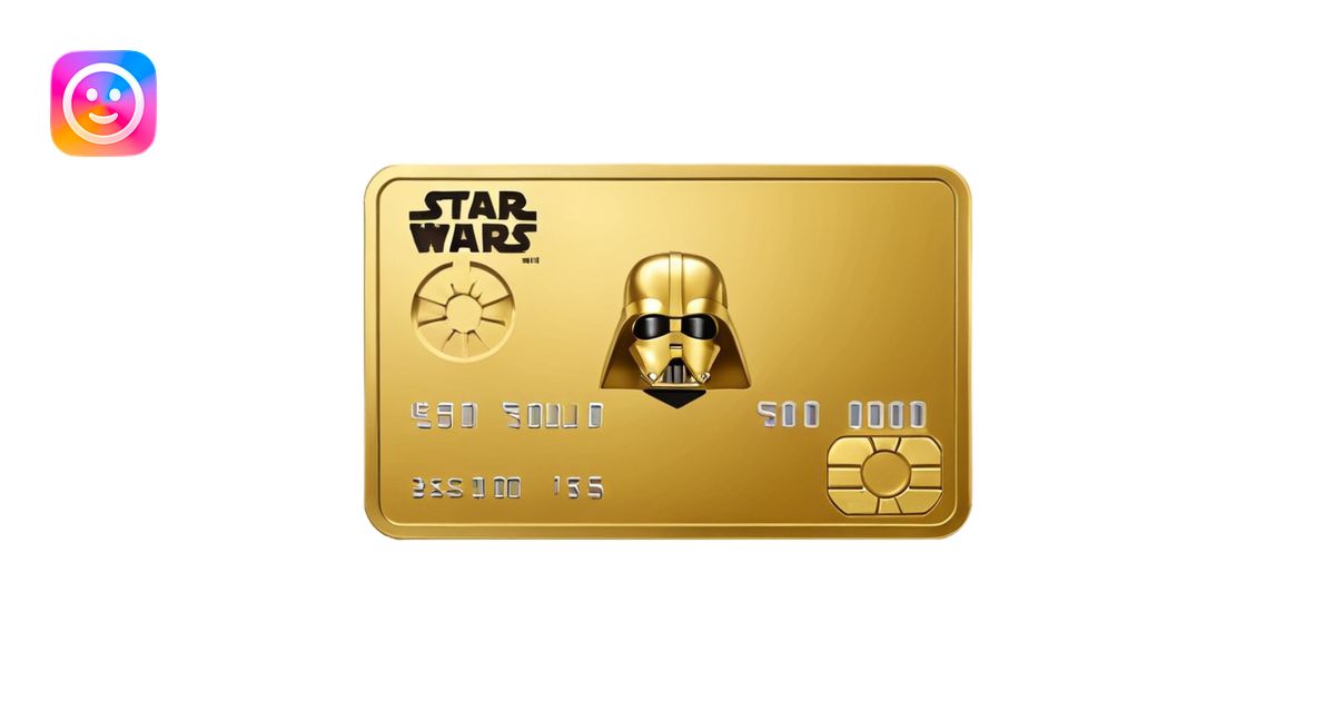 Star wars credits currency like a card emoji | AI Emoji Generator