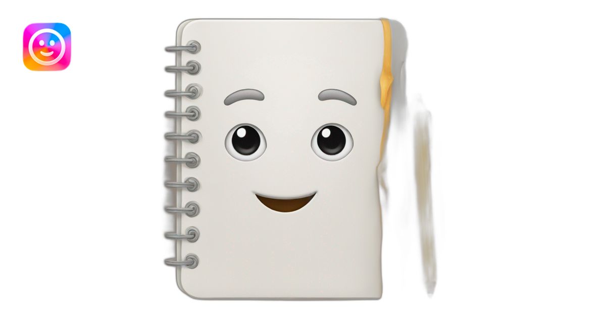 a notebook emoji | AI Emoji Generator
