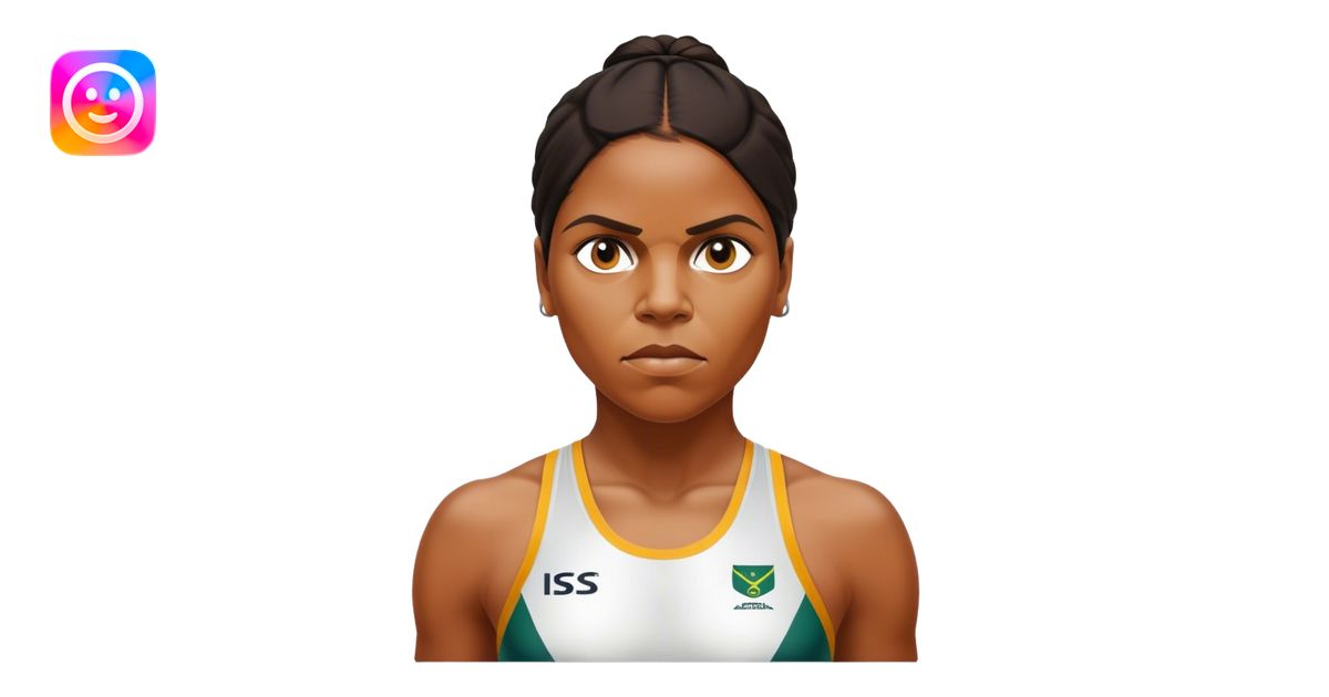 Cinematic Realistic portrait of Cathy Freeman, shown as an iconic ...