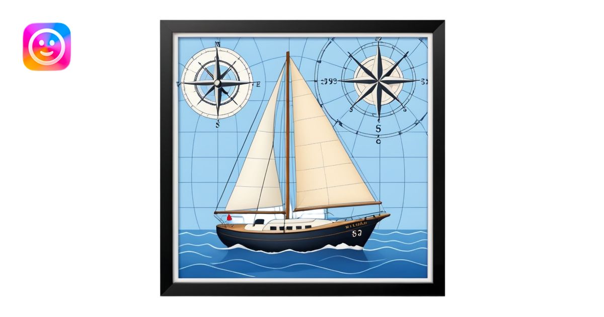 SAILING COORDINATES emoji | AI Emoji Generator