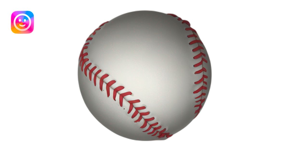 Deflated softball emoji | AI Emoji Generator