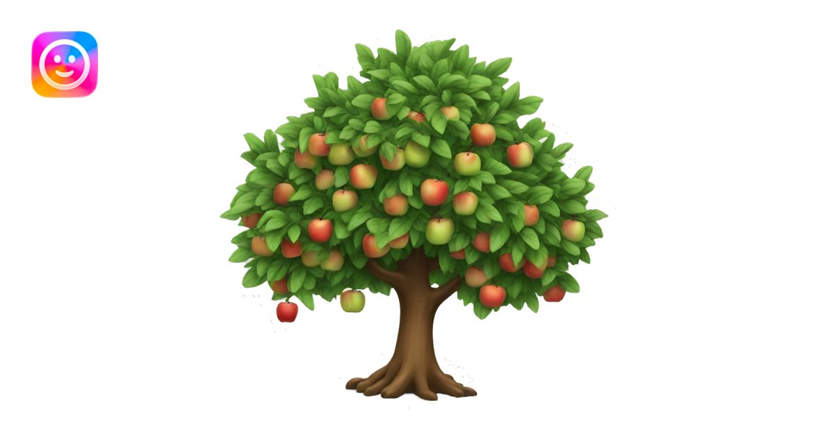 Apple tree emoji | AI Emoji Generator