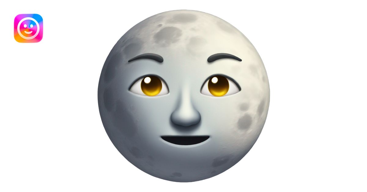 moon face emoji | AI Emoji Generator