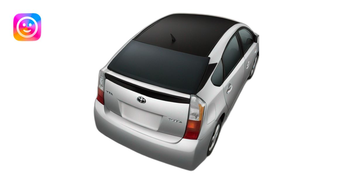 black-toyota-prius-2008 emoji | AI Emoji Generator