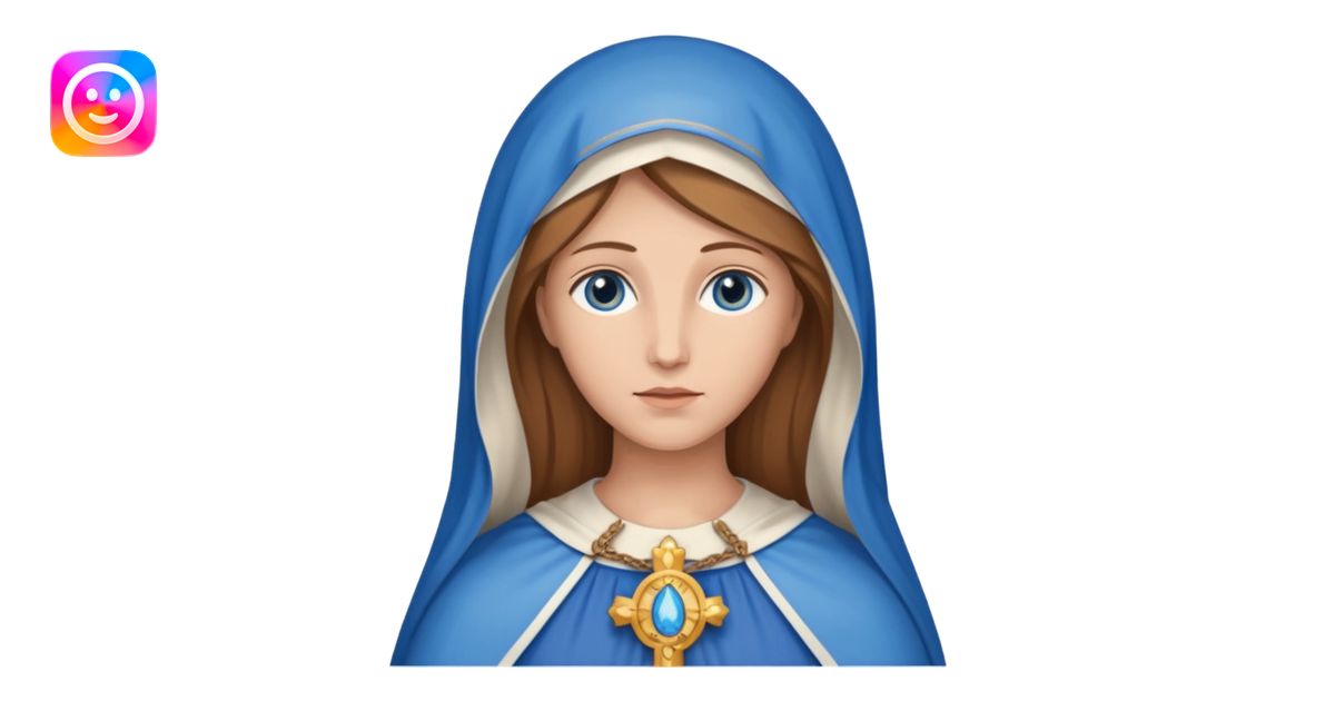 Our lady coredemptorix, holy Mary emoji | AI Emoji Generator