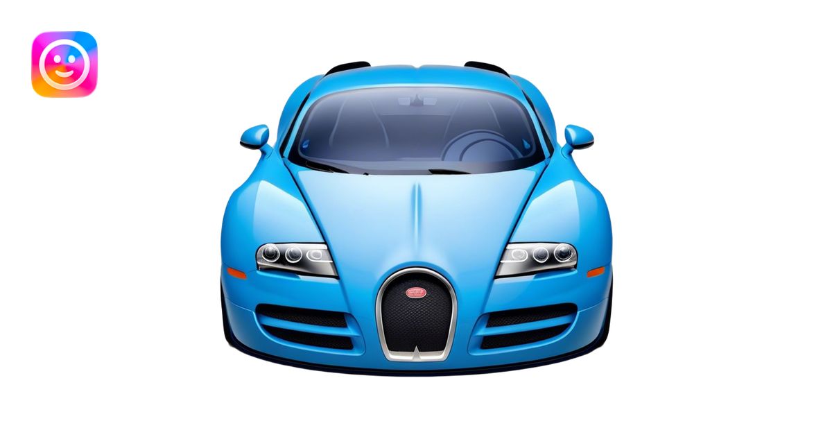 Bugatti Veyron - Bugatti (Model Year: 2020) (Iconic colour: Blue) emoji ...