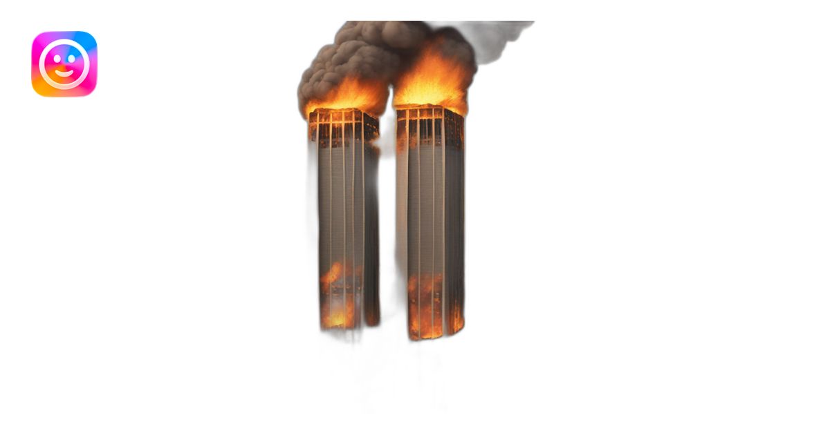 twin-tower-fire emoji | AI Emoji Generator