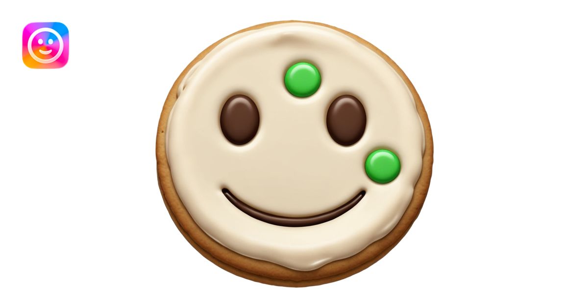 Shadow milk cookie emoji | AI Emoji Generator