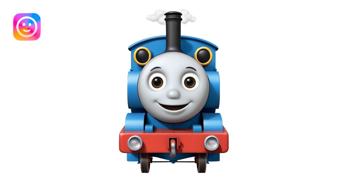 Thomas the tank engine side emoji emoji | AI Emoji Generator
