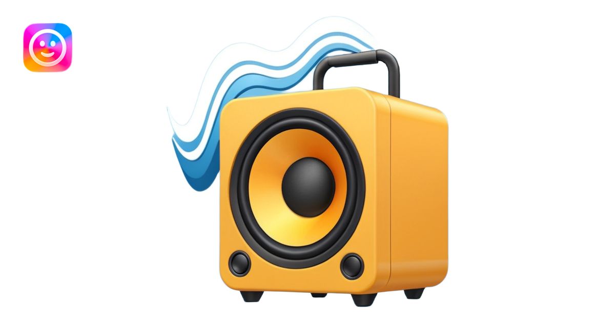 speaker sound output emoji | AI Emoji Generator