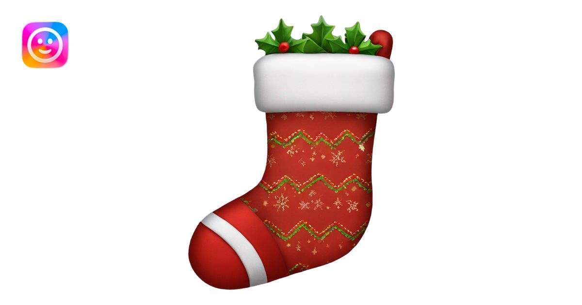Christmas stocking emoji | AI Emoji Generator